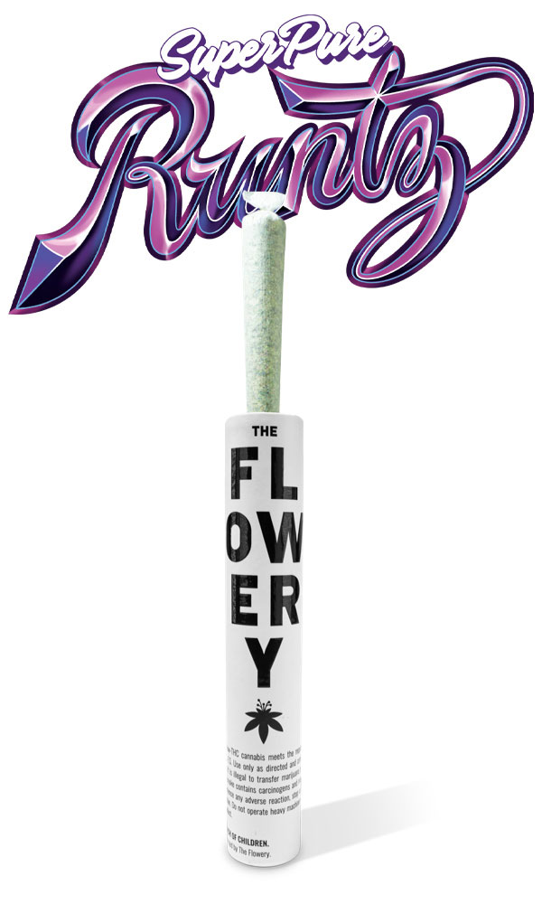 Super Pure Runtz Whole Flower Preroll 1G - The Flowery
